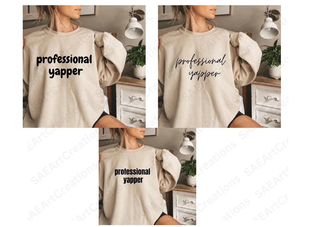 Professional Yapper PNG, Funny Meme Trend SVG, Gift for Her, as Seen on ...