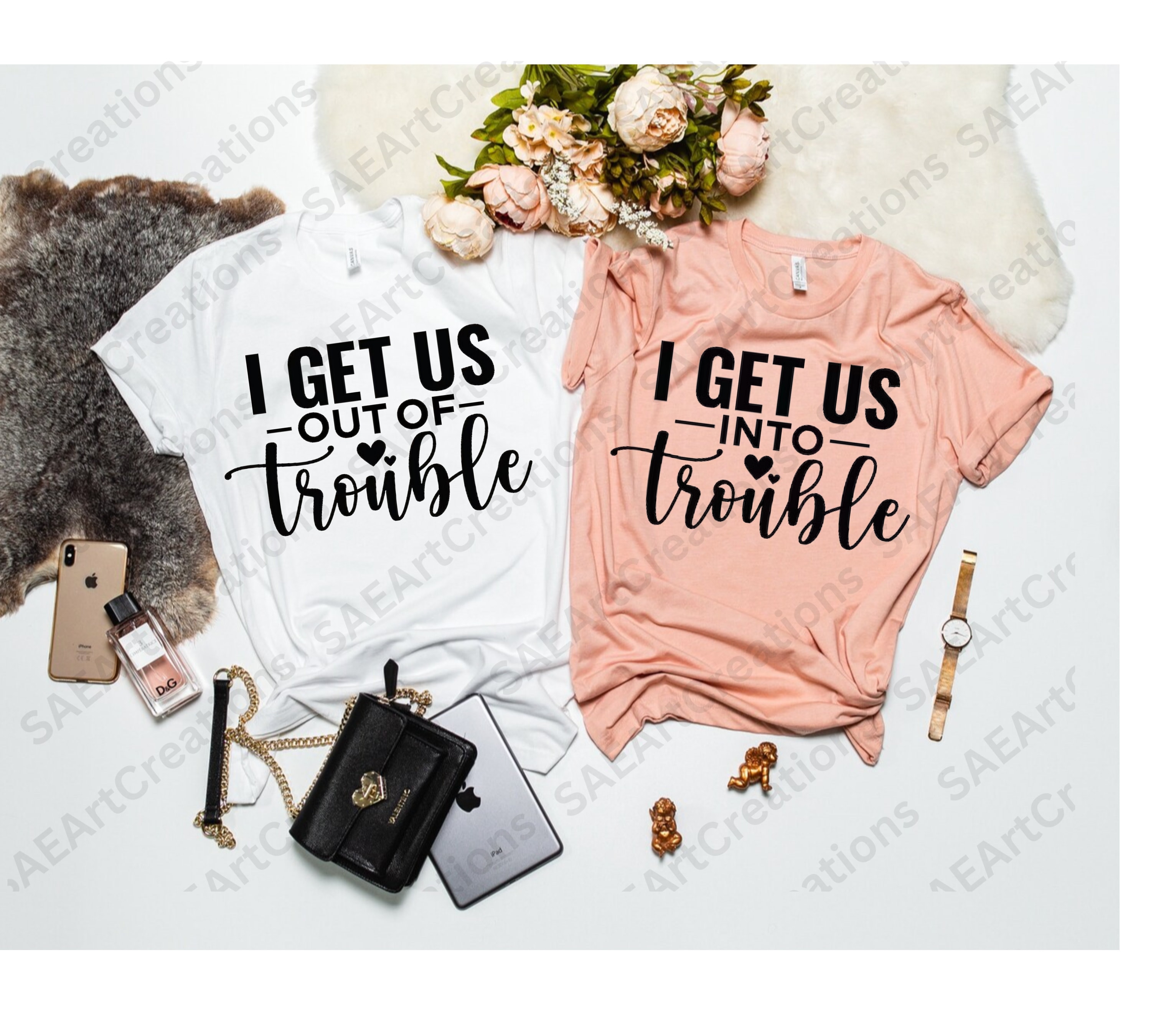 I Get Us Into Trouble SVG, PNG, I Get Us Out of Trouble Png, Best ...