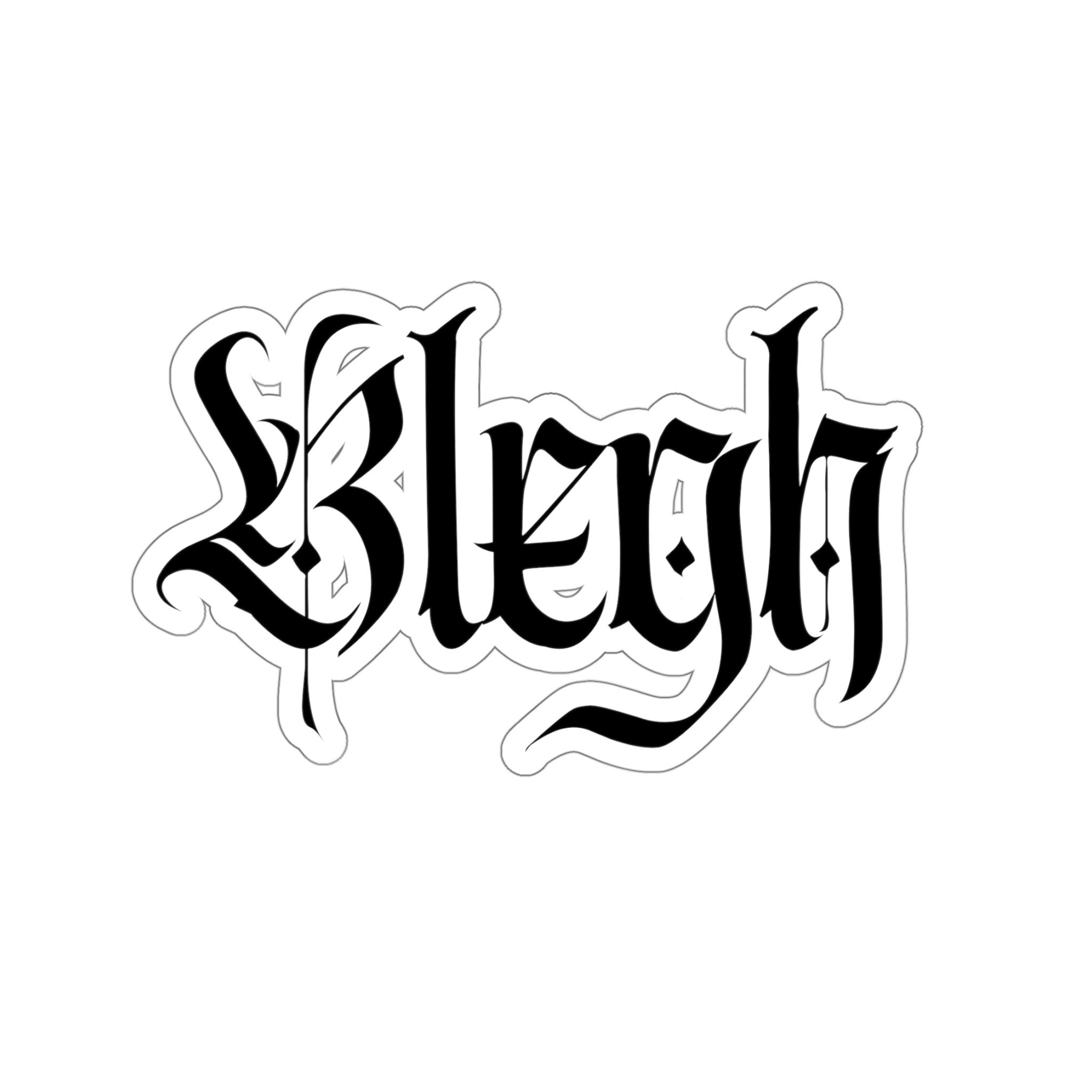Heavy Metal Blegh Sticker Metal Decal Can I Get A Blegh - Etsy
