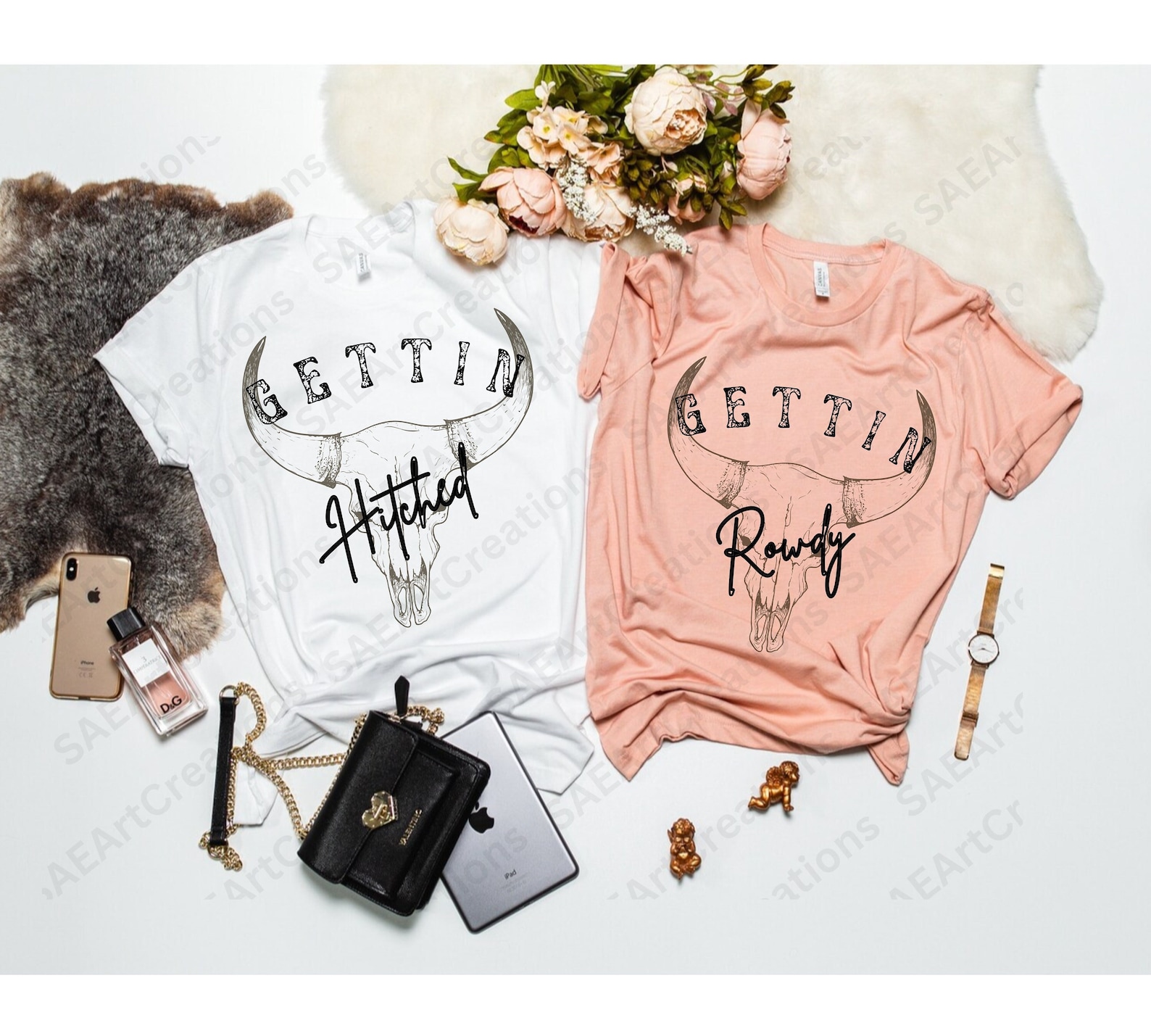 Getting Hitched Getting Rowdy SVG, Bachelorette Party Svg, Bridesmaid ...