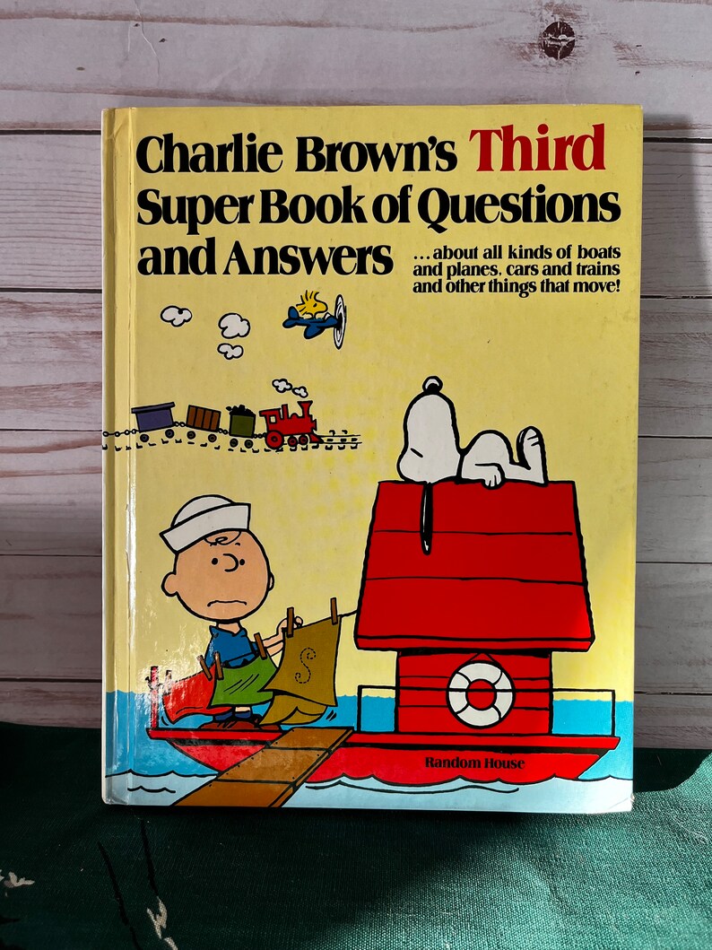 Charlie Brown's Third Super Book of Questions and Answers, 1978 Vintage ...