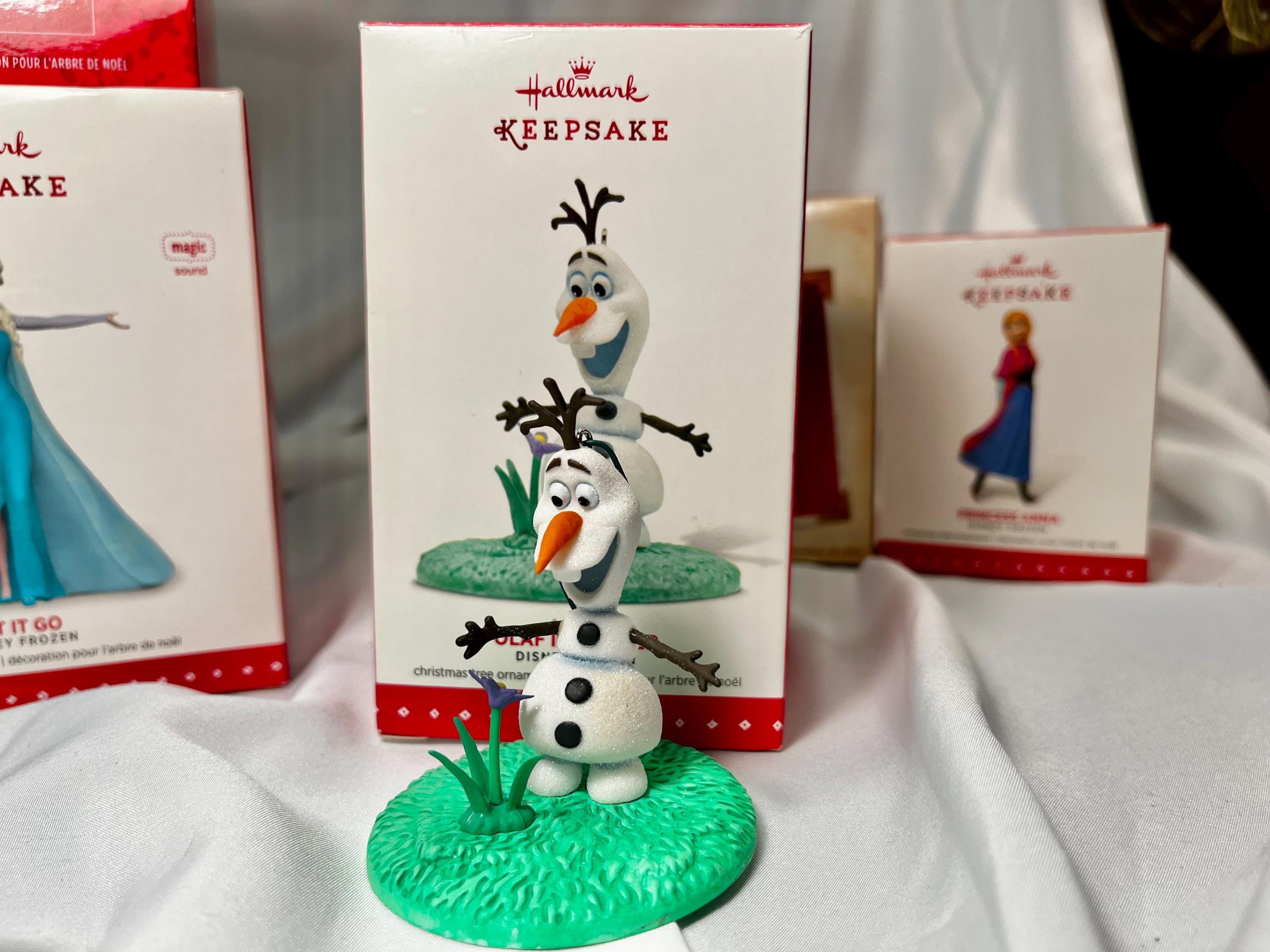 Hallmark Disney Keepsake Tinkerbell Ornament, Elsa Anna Olaf Frozen ...