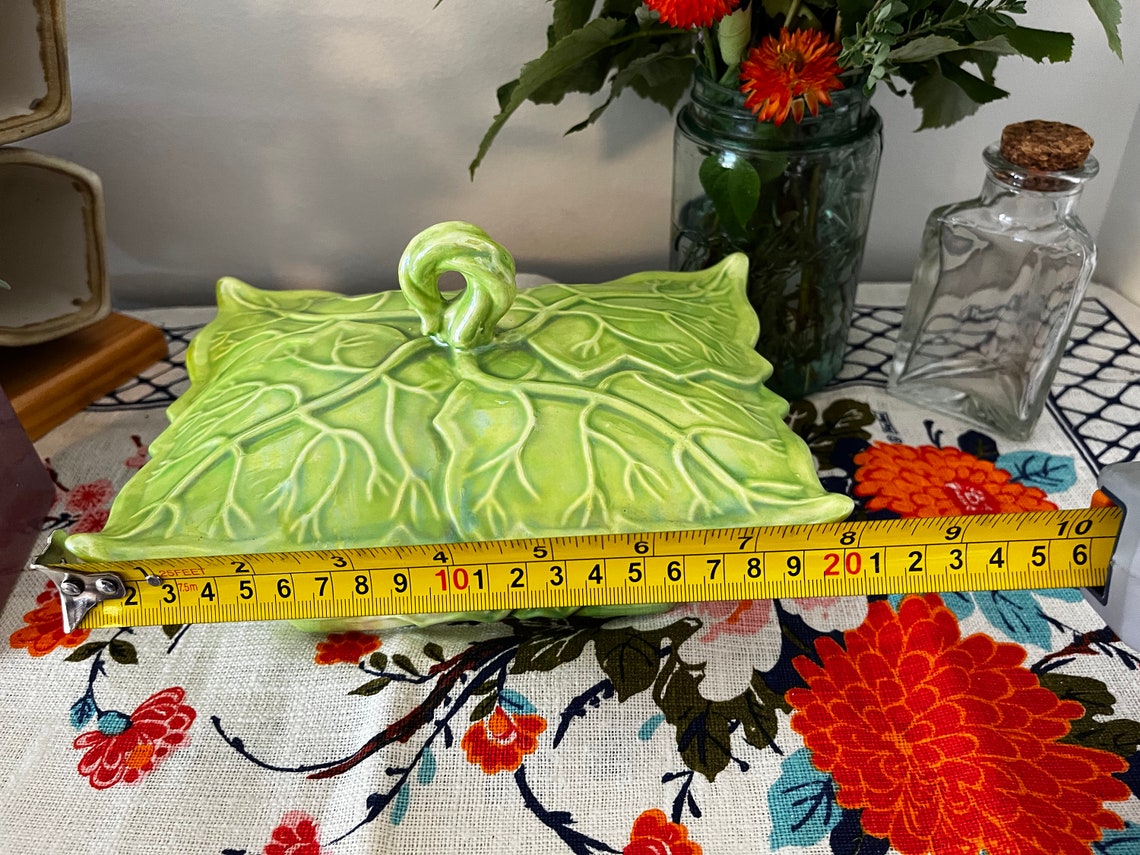Mid-century Modern Gilner Cabbage Candy Dish With Lid Unique - Etsy