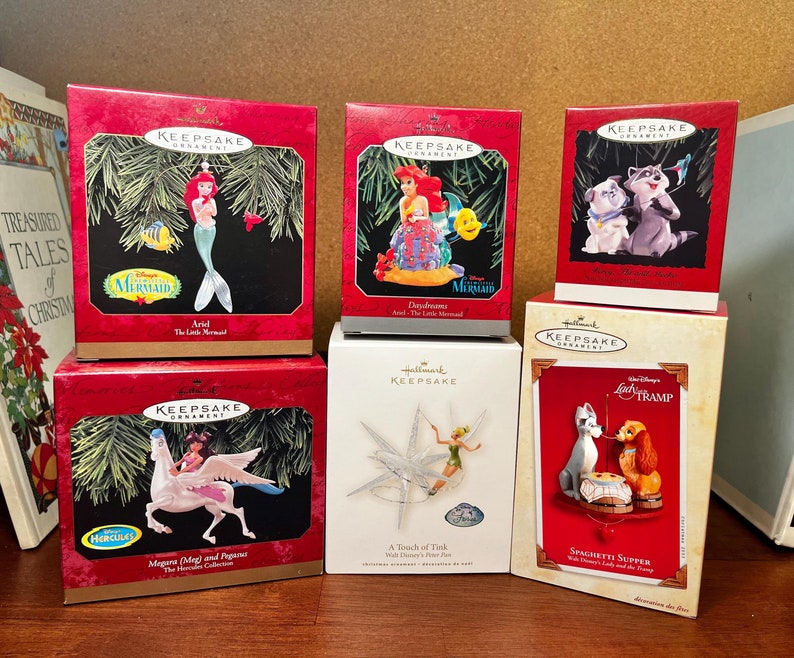 Hallmark Disney Keepsake Little Mermaid Ornament, Daydreams, Pocahontas ...