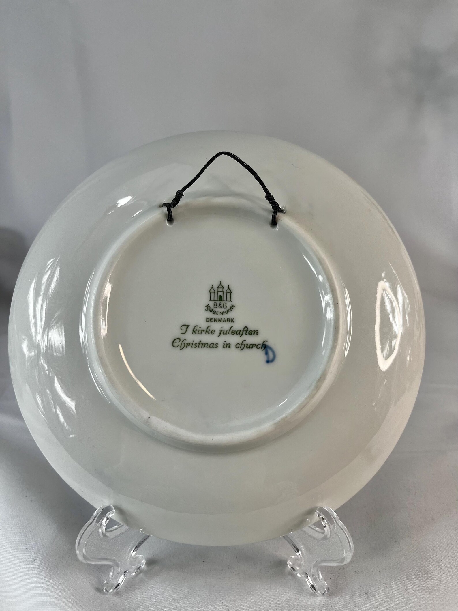 Vintage Bing and Grondahl Plate, Made in Denmark 1965 1966 1967 1968, I ...