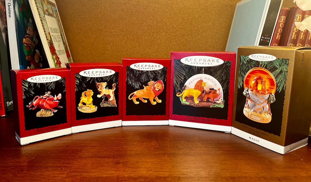 Hallmark Disney Keepsake Lion King Christmas Ornament, Timon and Pumba ...
