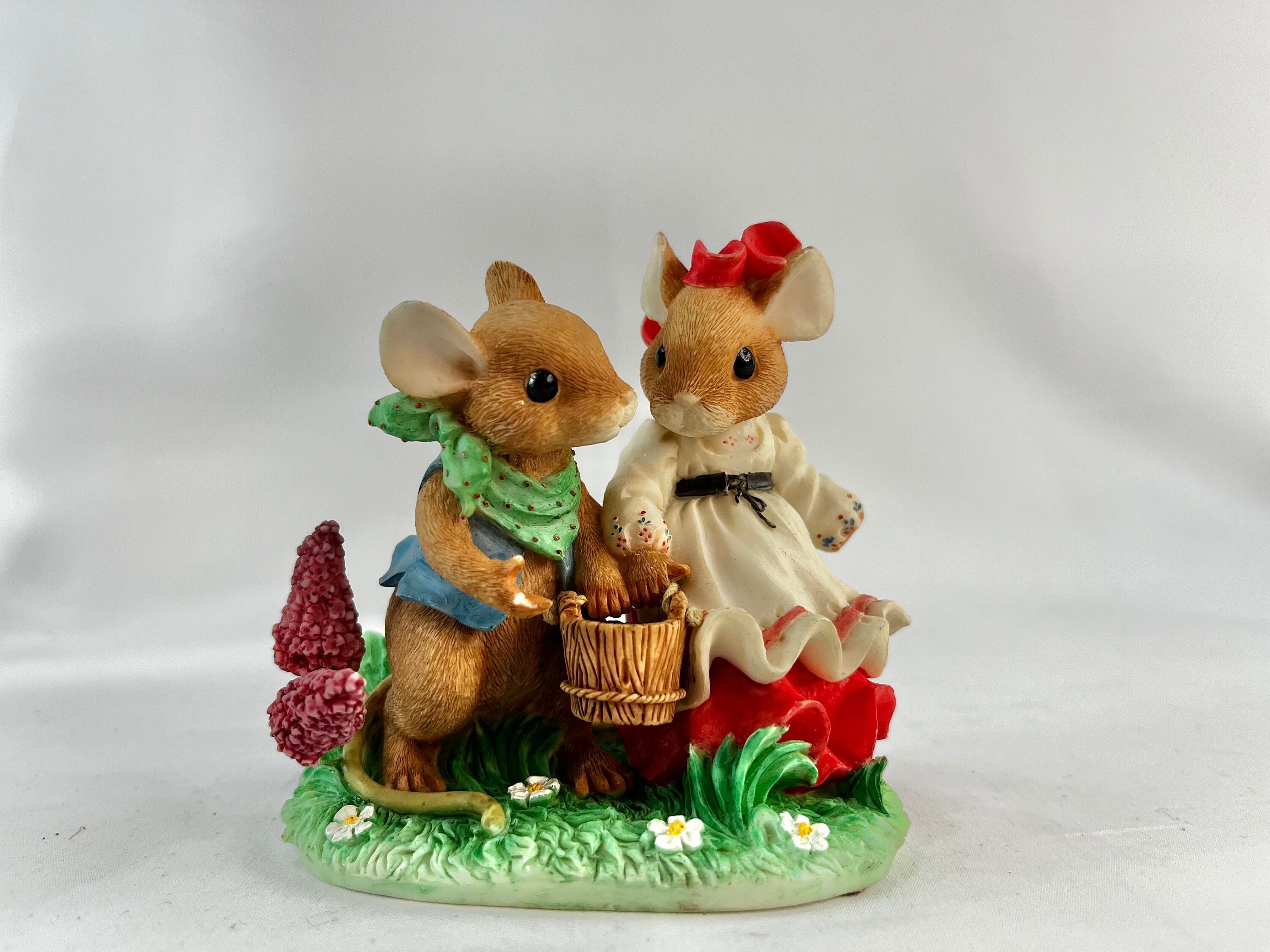Vintage Enesco Mouse Tales Priscilla Hillman Figurines jack and Jill ...