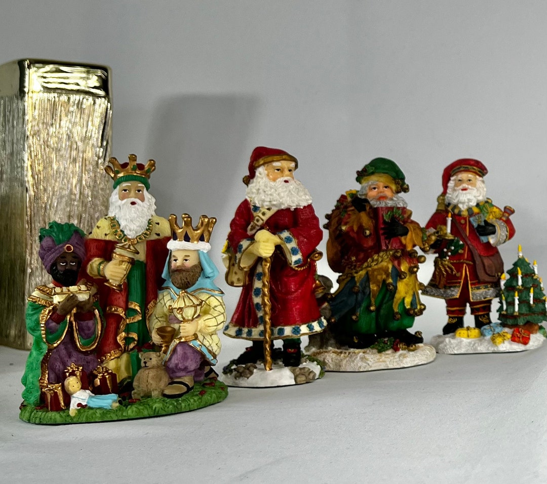 International Santa Claus NIB Spanish Three Kings Figurine, Italian ...