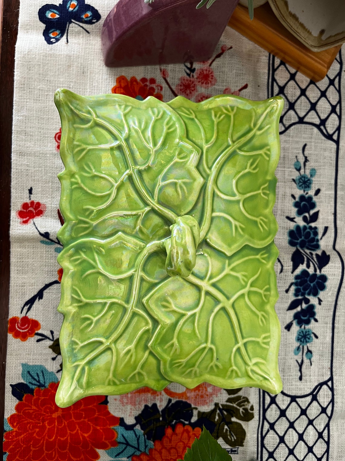 Mid-century Modern Gilner Cabbage Candy Dish With Lid Unique - Etsy