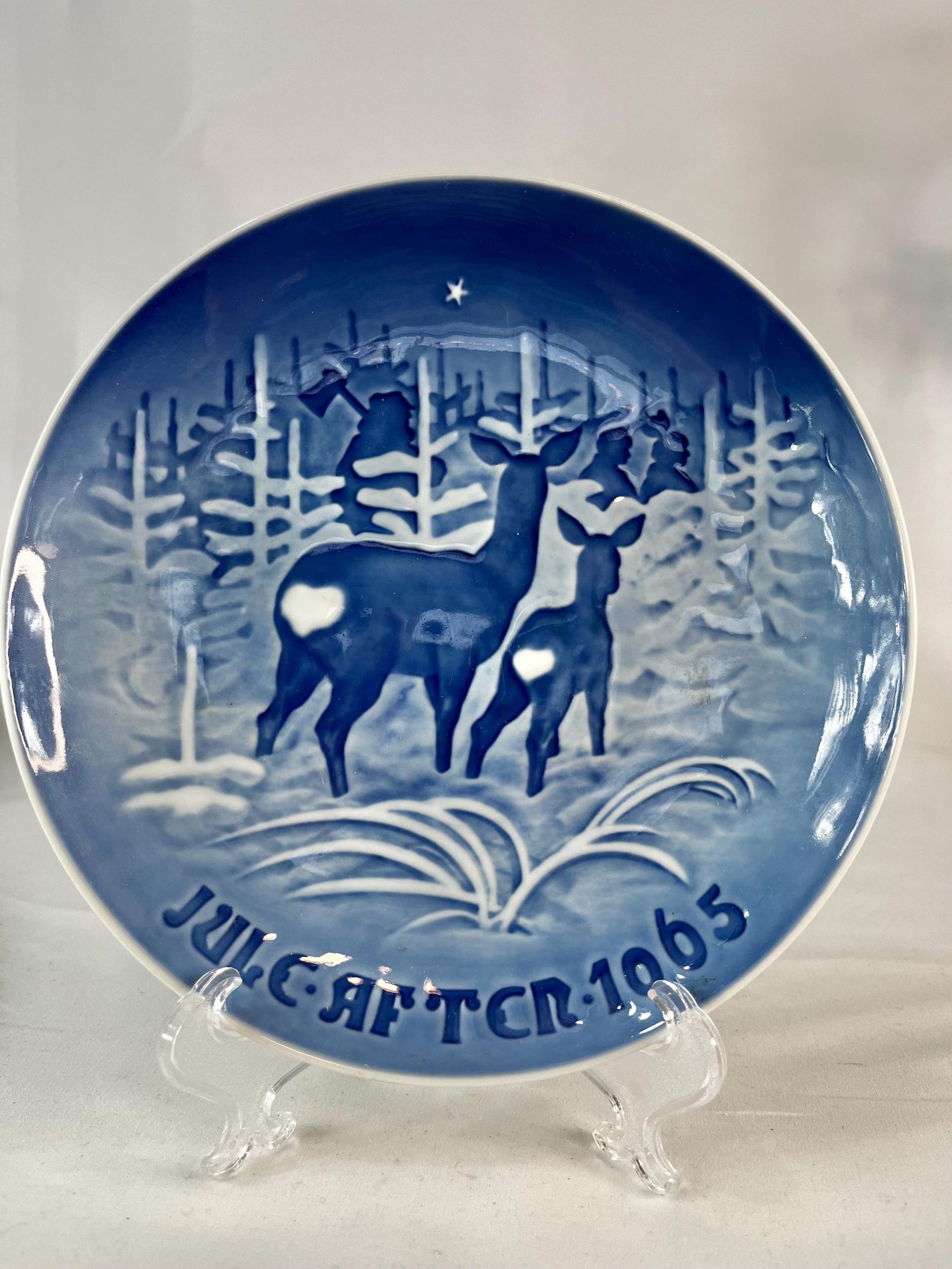 Vintage Bing and Grondahl Plate, Made in Denmark 1965 1966 1967 1968, I ...