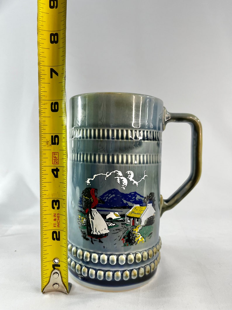 Wade Irish Pottery Beer Stein, 1950s Irish Porcelain Beer Tankard for ...