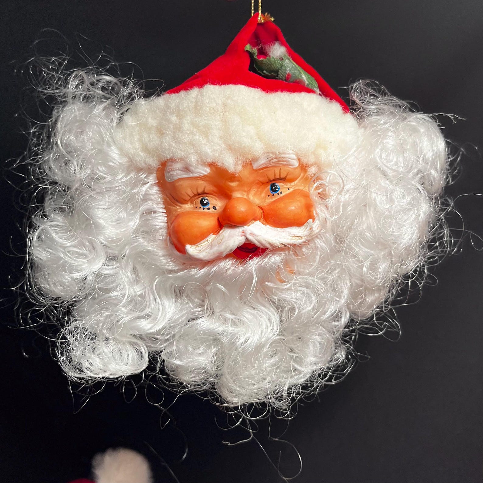 Old World Santa Head Ornament Gift for Collector, Santa Claus With ...
