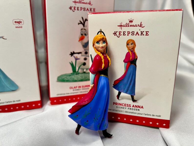 Hallmark Disney Keepsake Tinkerbell Ornament, Elsa Anna Olaf Frozen ...