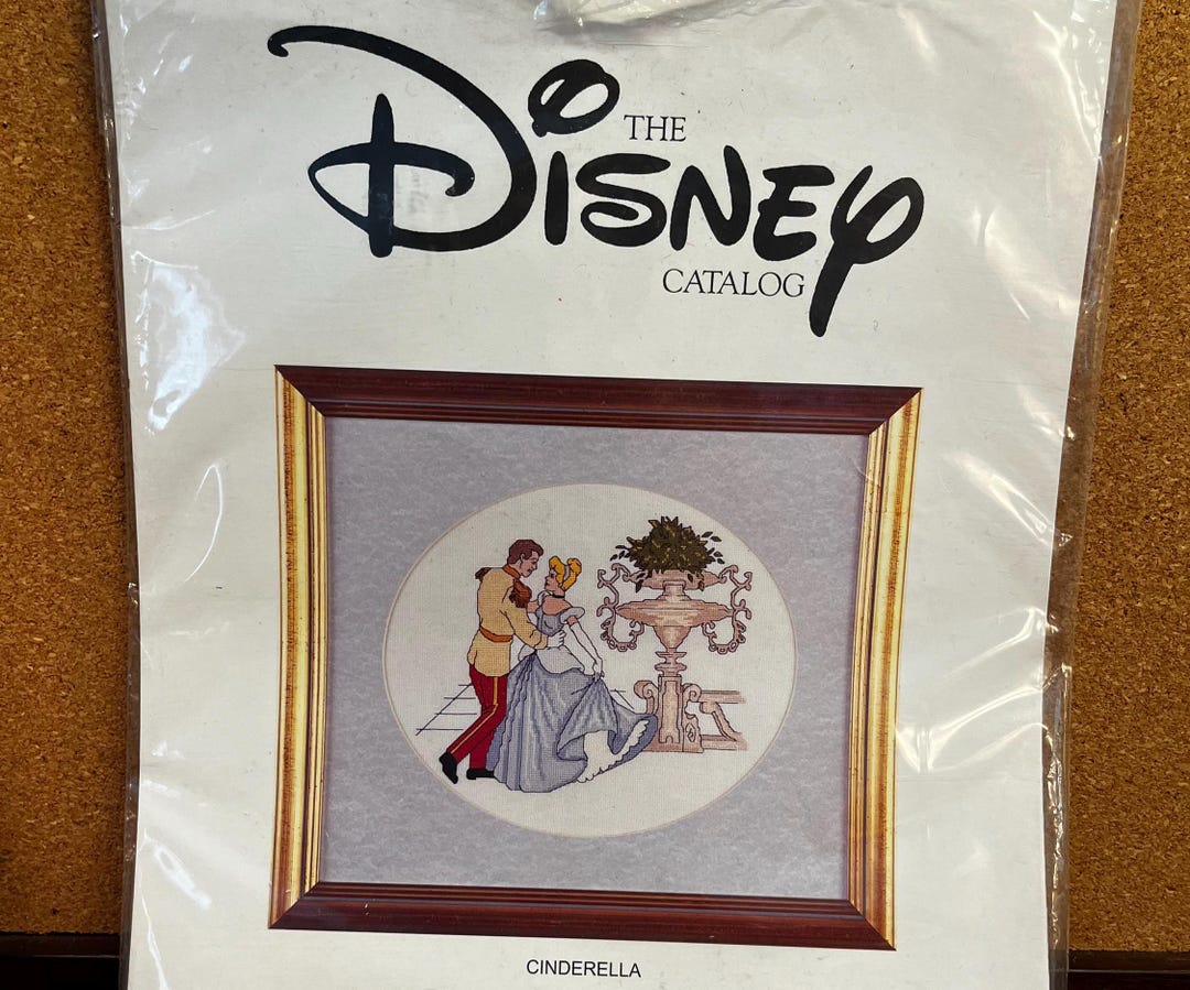 Disney’s Cinderella Cross Stitch Kit, Counted Cross Stitch Kit ...