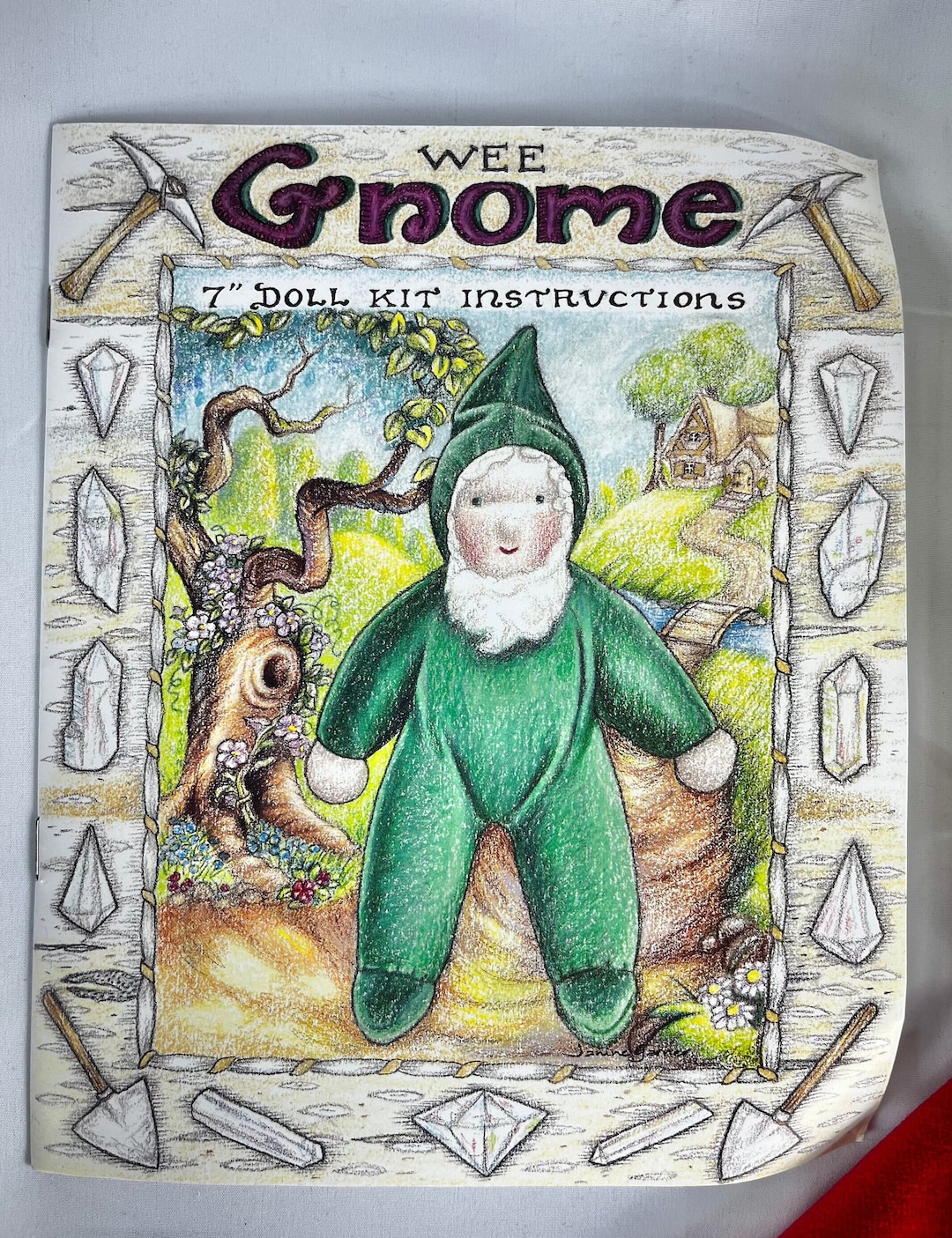 DIY Gnome Doll Kit, Adorable Vintage DIY Wee Gnome Sewing Kit, Magic ...