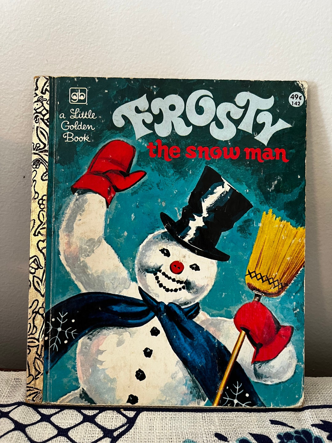 Classic Frosty the Snowman Little Golden Book 1977 Christmas - Etsy