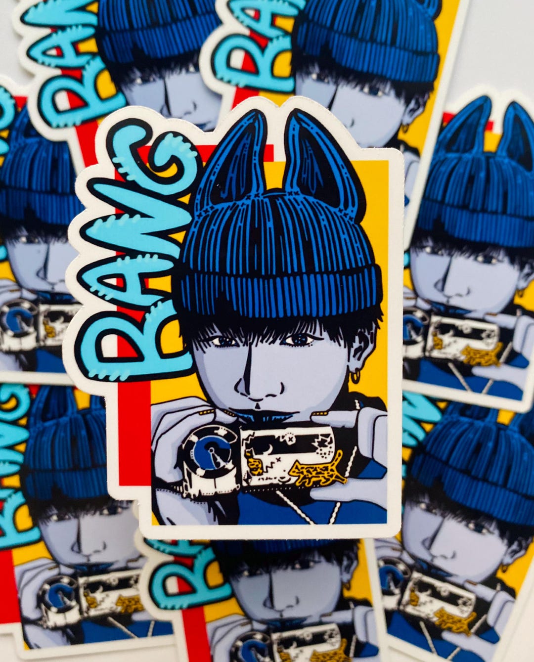 Bang Chan Stray Kids Sticker: Custom KPOP Fan Art - Etsy