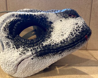 Painted Dino Mask - Etsy