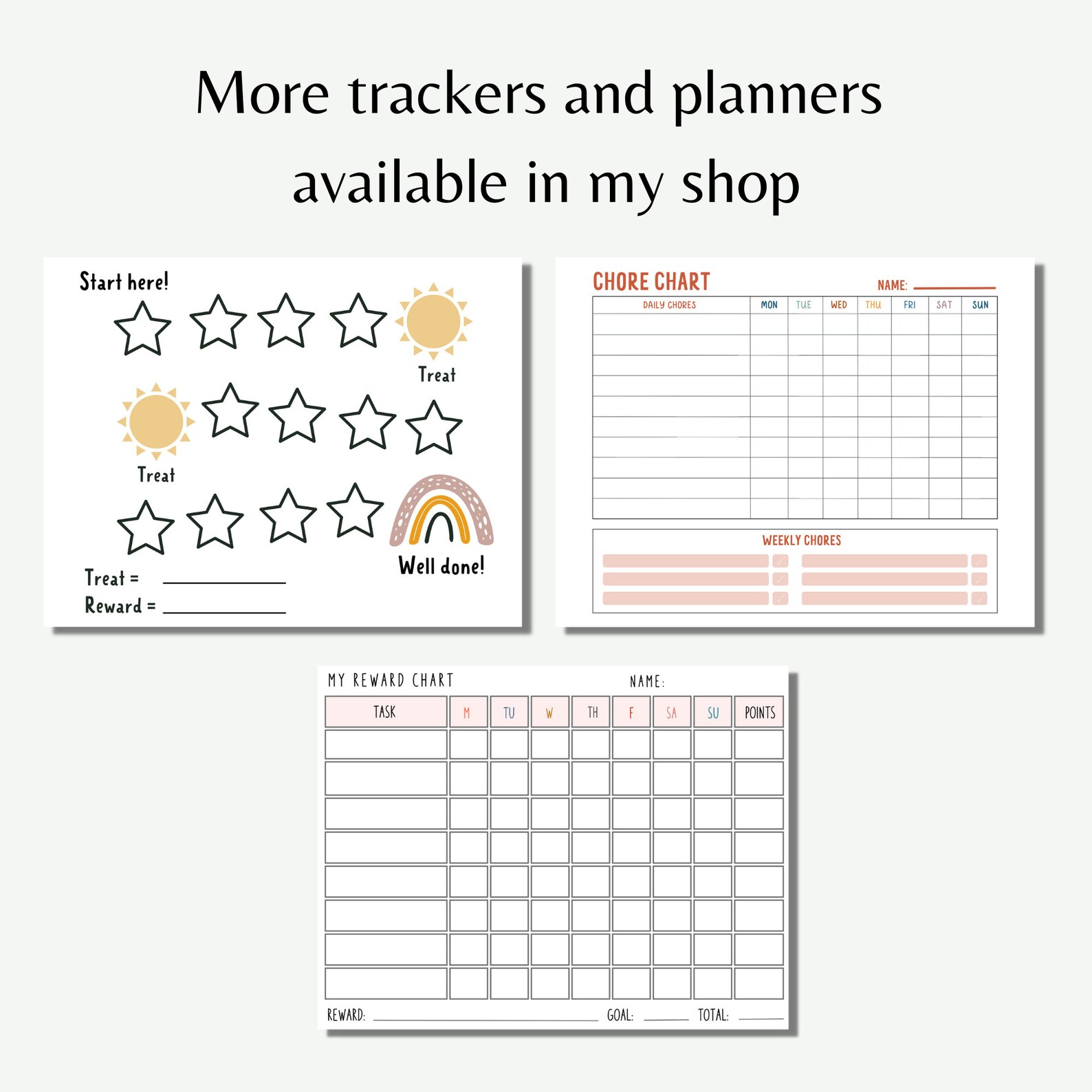 Cute Reading Log Template for Kids, Printable Child Book Tracker ...