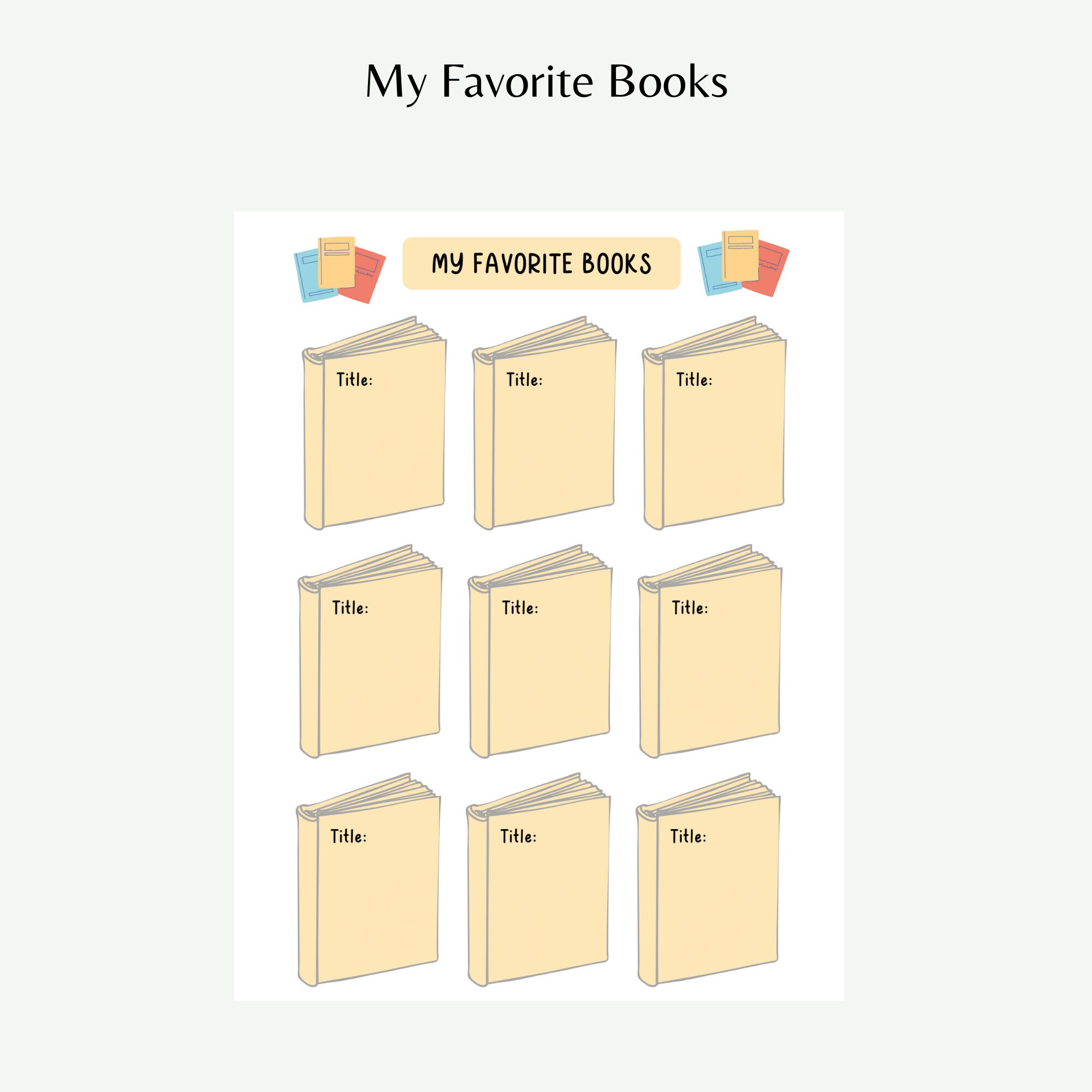 Reading Log Bundle for Kids, Printable Child Book Tracker, Reading ...