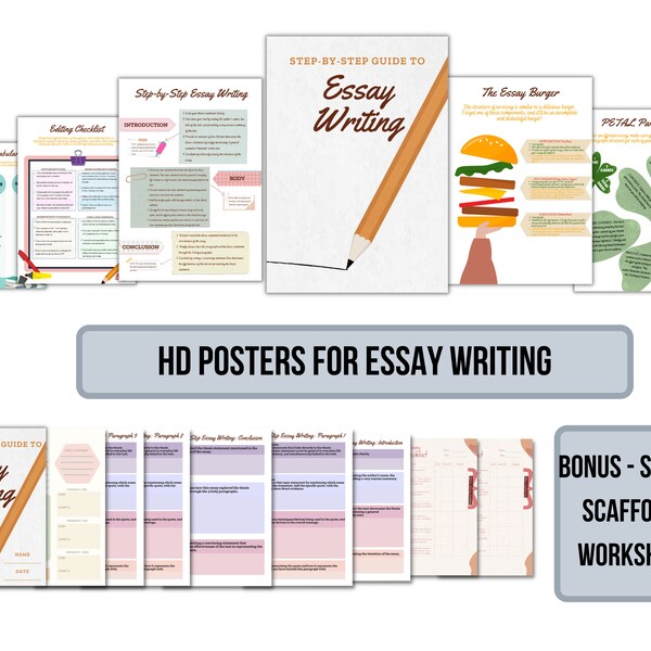 Writing Poster - Etsy