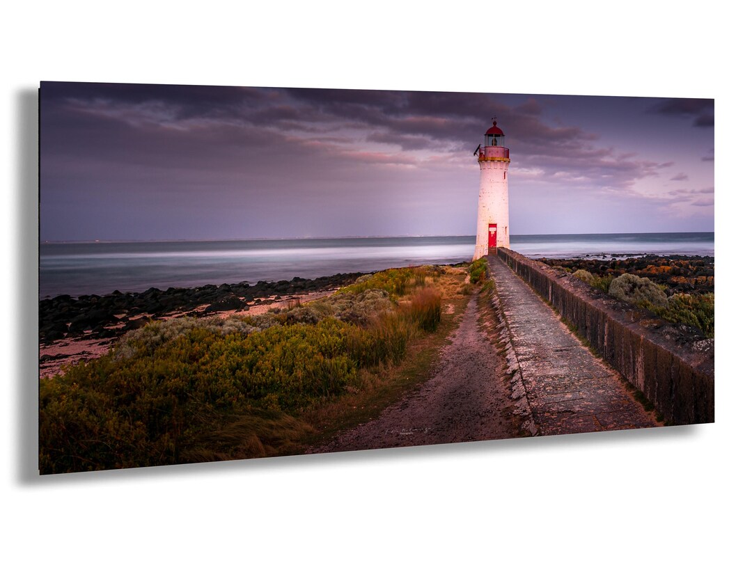 Griffiths Island Lighthouse, Victoria, Australia Coastline, Ocean Wall ...