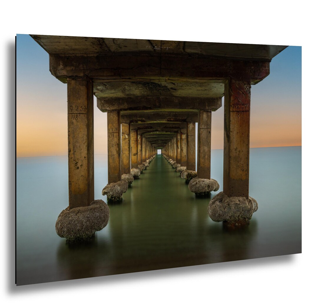 Dromana Pier Photo Print, Symmetry Wall Art, Coastal Victoria Fine Art ...