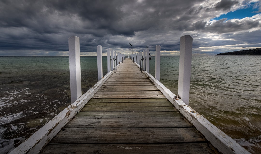 Safety Beach Pier, Australia Beaches, Ocean Wall Art, Canvas and ...