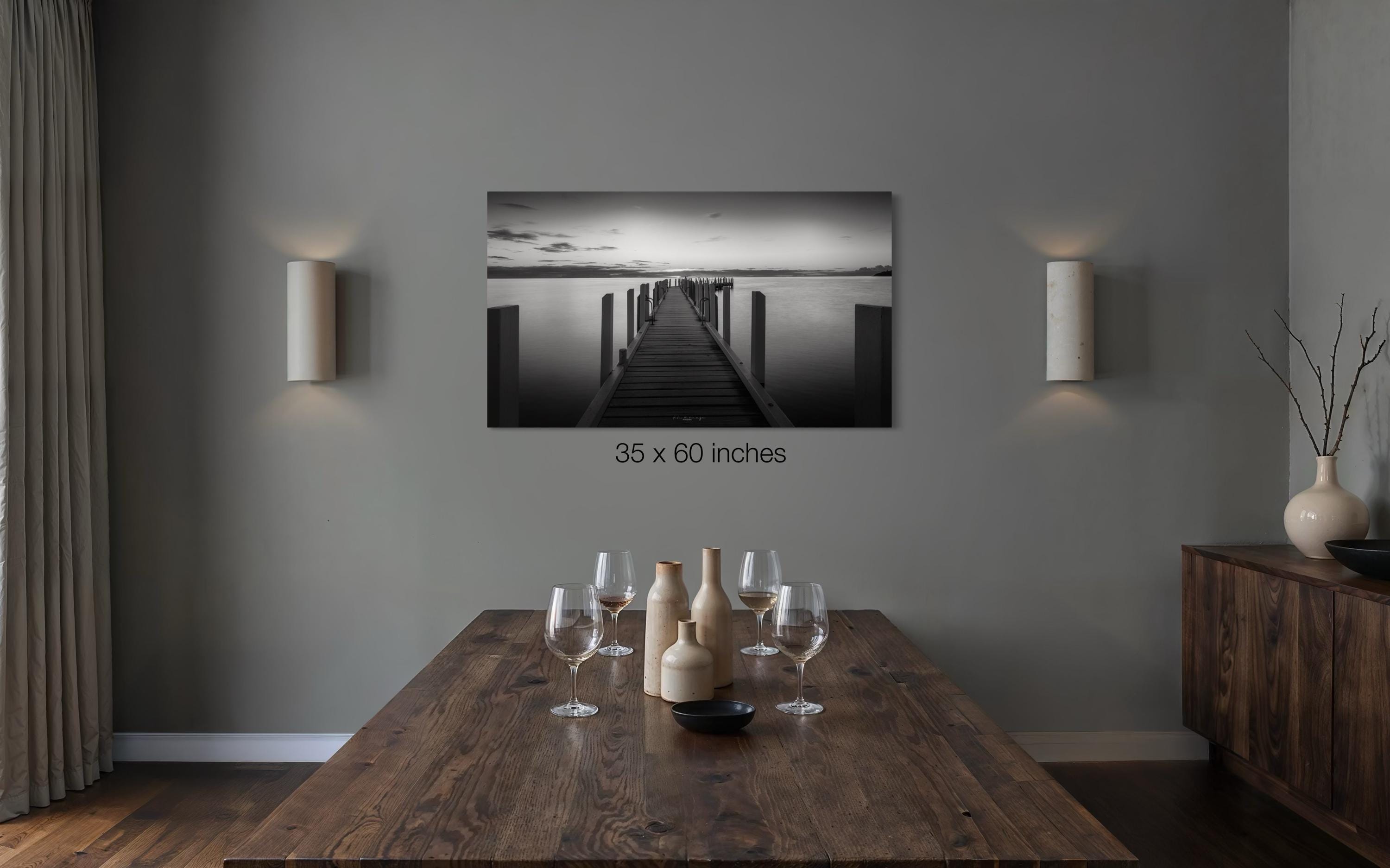 Safety Beach Pier Wall Art: Mornington Peninsula Sunset, B&W Ocean ...