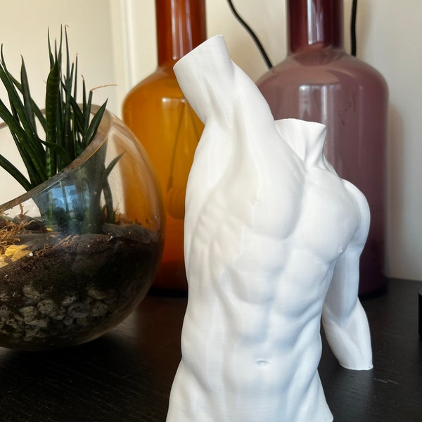 Male Torso Sculpture Decor - Etsy