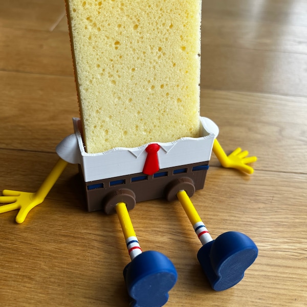 Spongebob Sponge Holder for Sink - Etsy