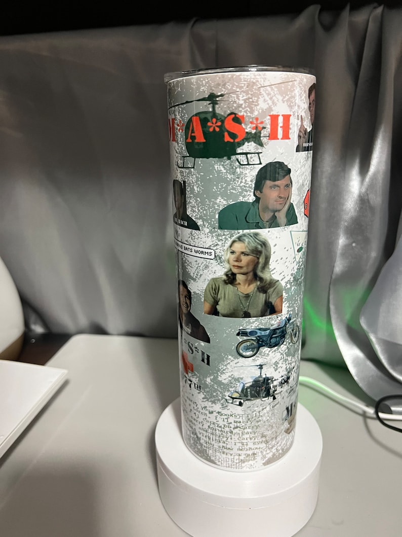 M*A*S*H Travel Mug. Custom Stainless Steel 20oz or 30oz Tumbler With ...