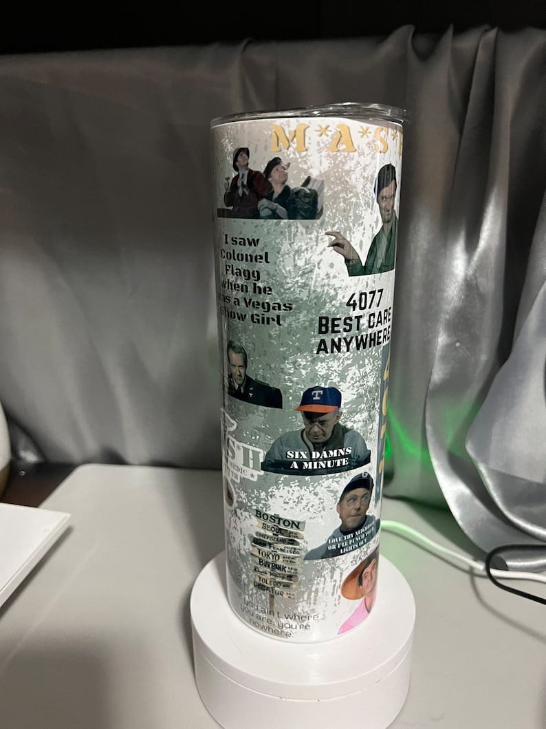M*A*S*H Travel Mug. Custom Stainless Steel 20oz or 30oz Tumbler With ...