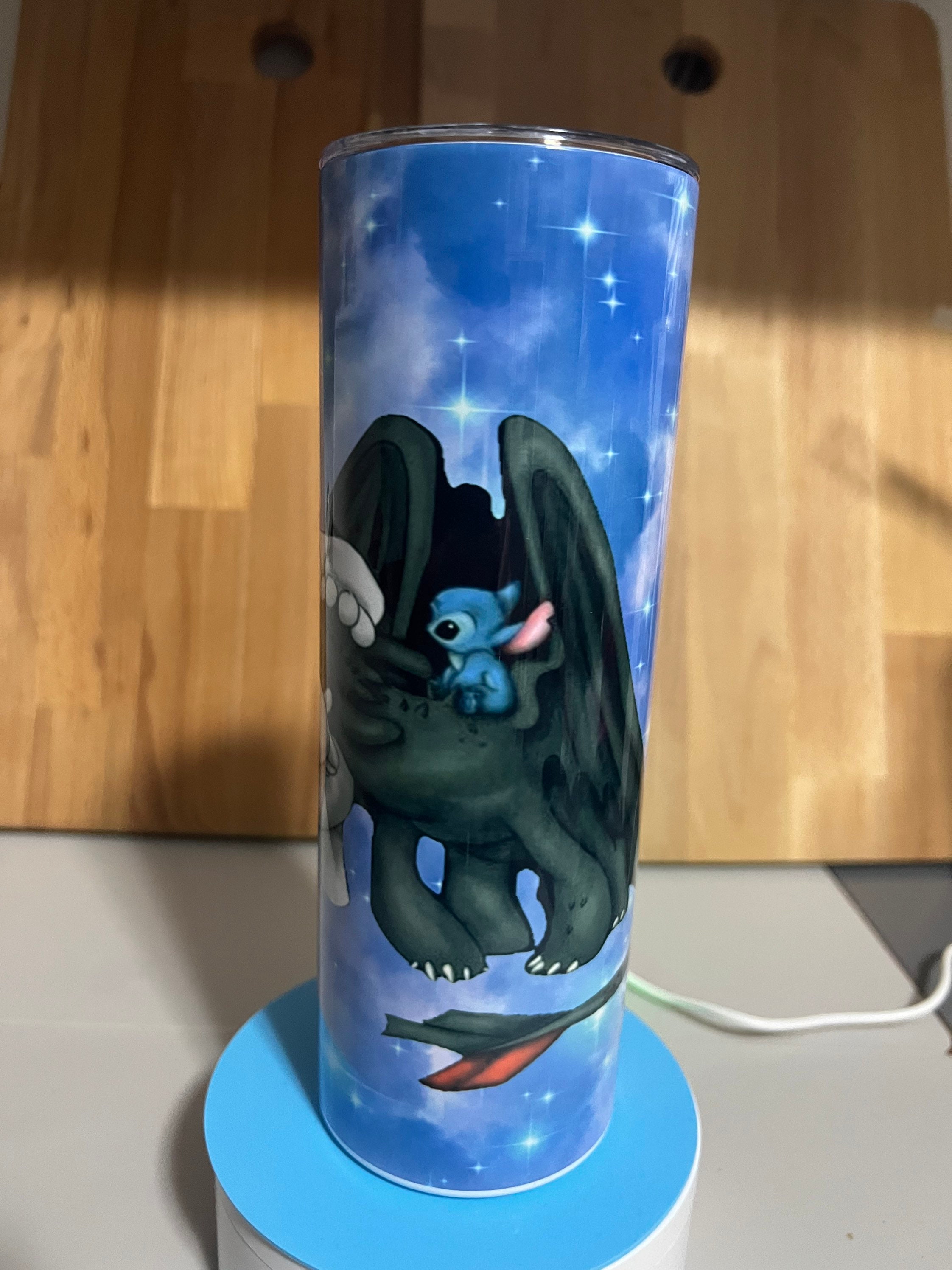 Custom Baymax, Toothless, Stitch in the Stars Travel Mug Tumbler Cup ...