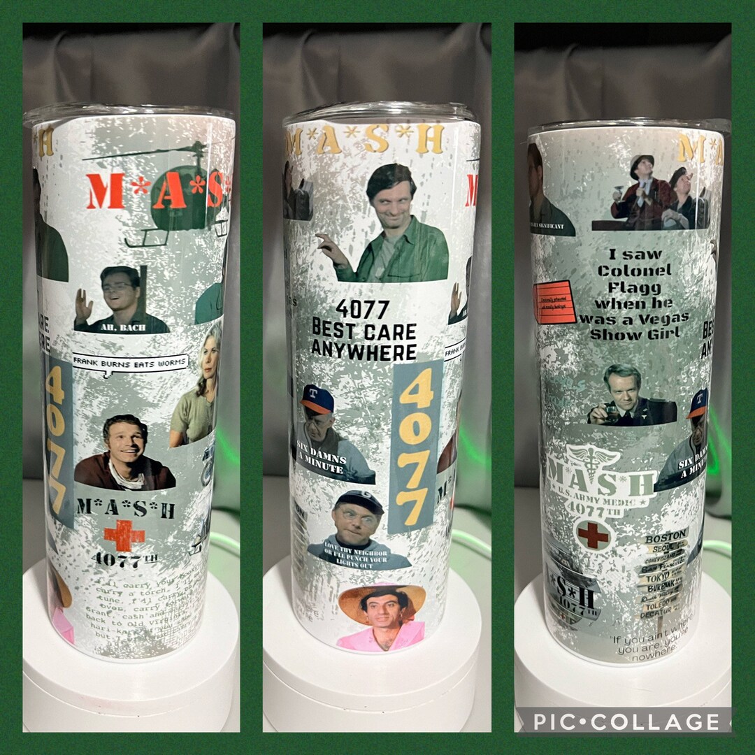 M*A*S*H Travel Mug. Custom Stainless Steel 20oz or 30oz Tumbler With ...