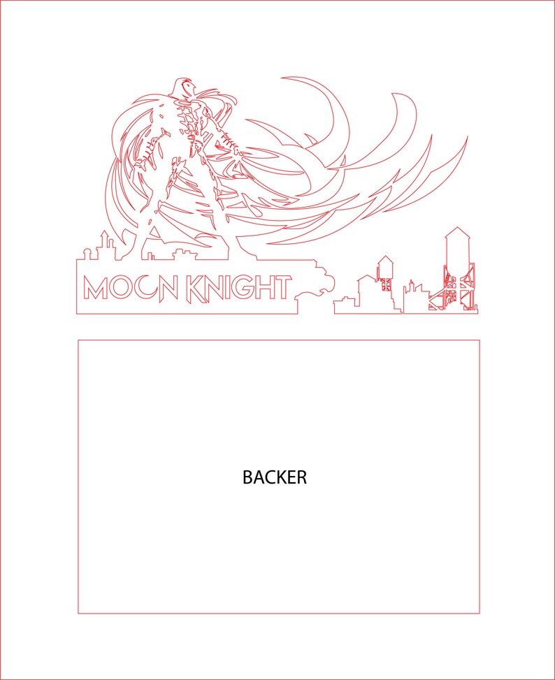 Moon Knight Vector Files. Abstract Cape, Detailed. Download Includes ...