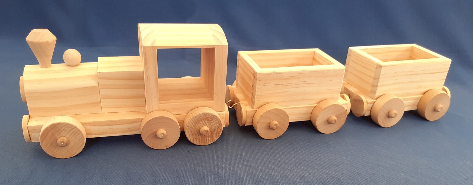 Wooden Train Set - Etsy
