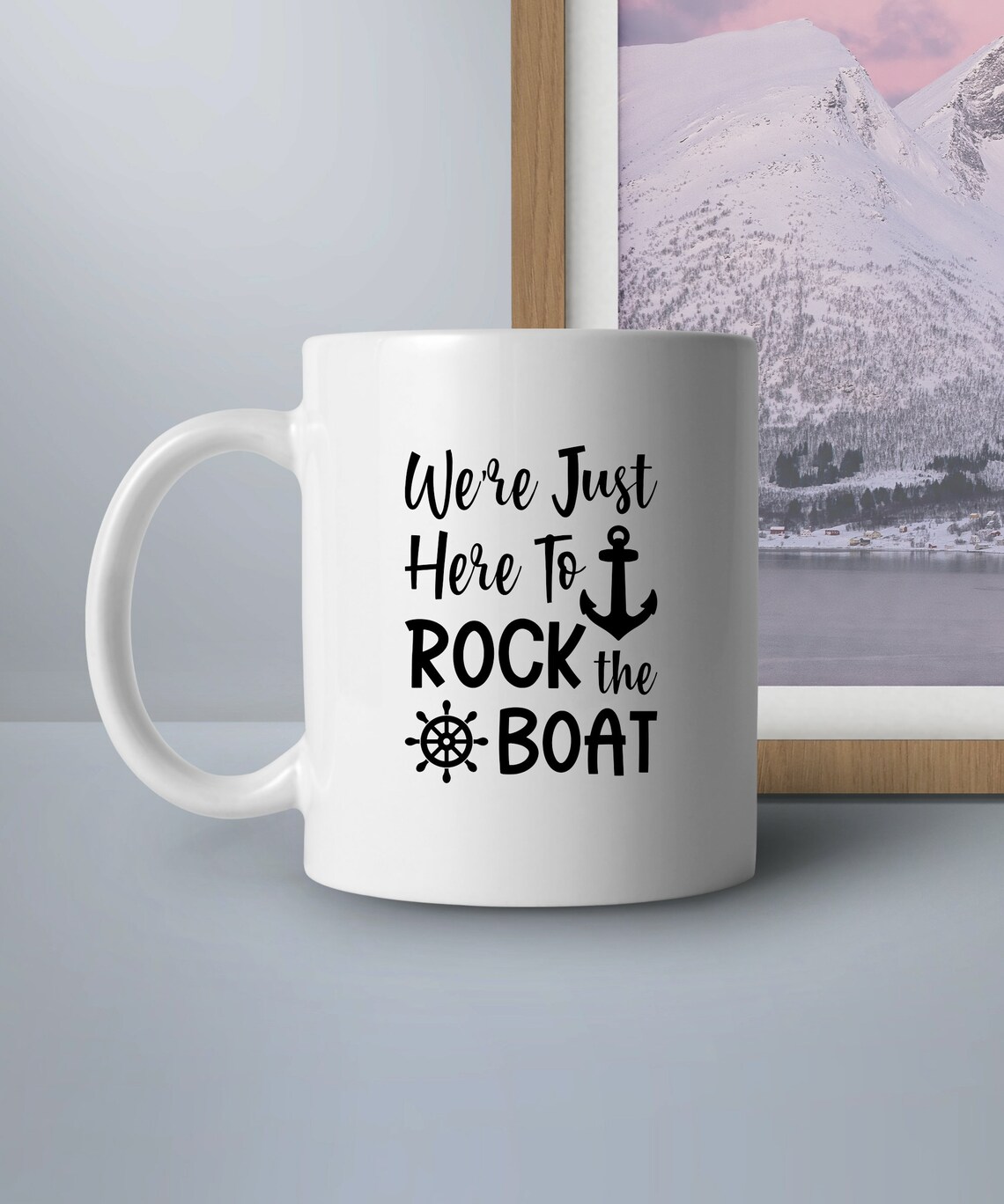 Cruise Svg Png We're Just Here to Rock the Boat Svg - Etsy