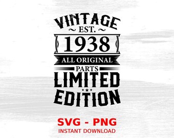 Limited Eighty Svg - Etsy