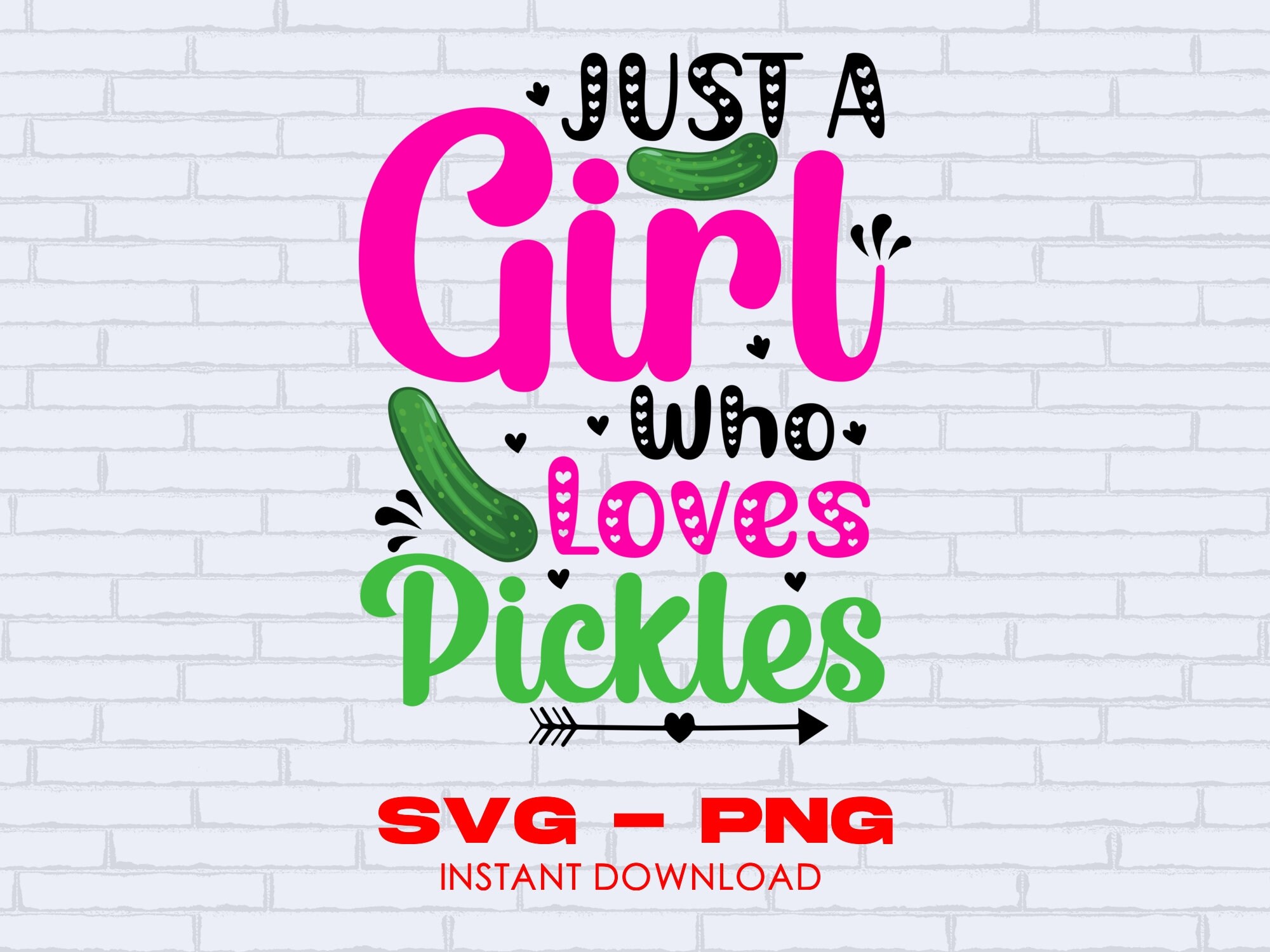 Just a Girl Who Loves Pickles Svg Funny Pickle Svgs Cute - Etsy Australia