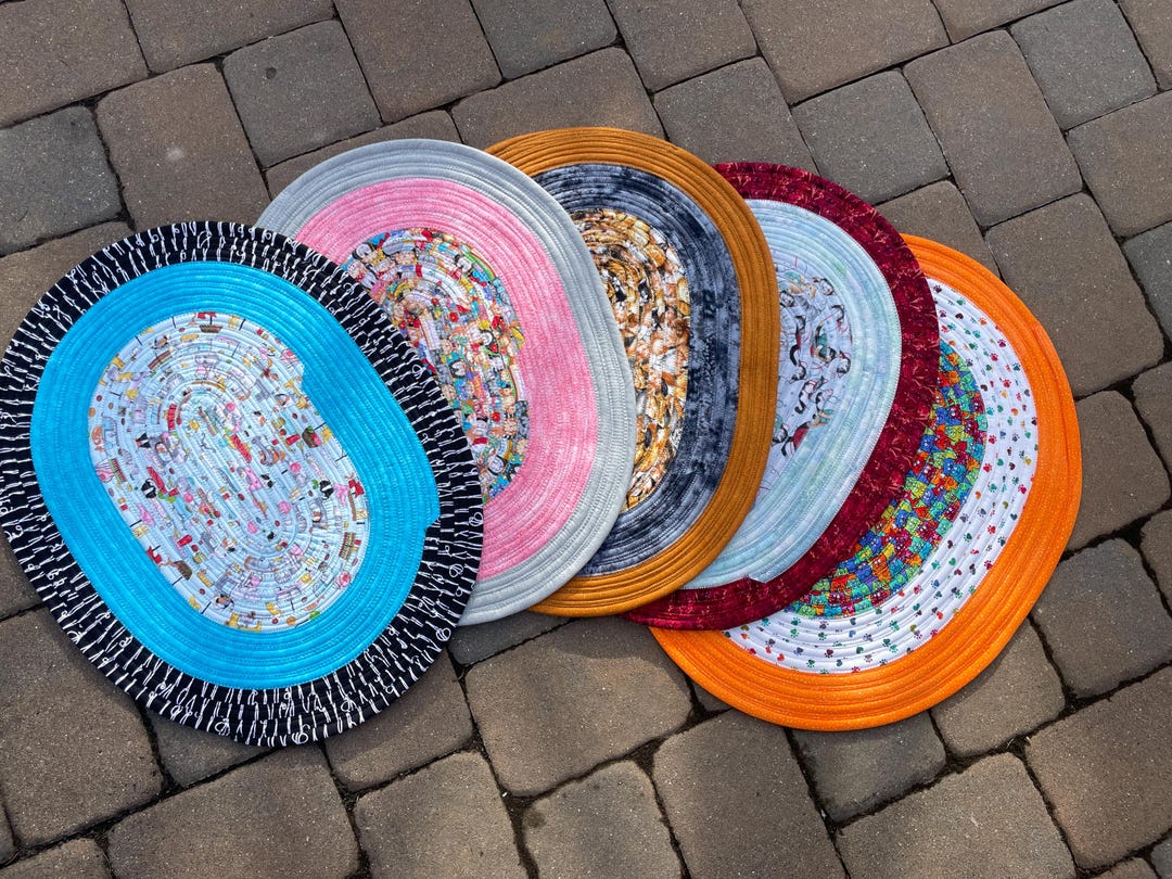 Cat Mat Made With Jelly Roll Technique - Etsy