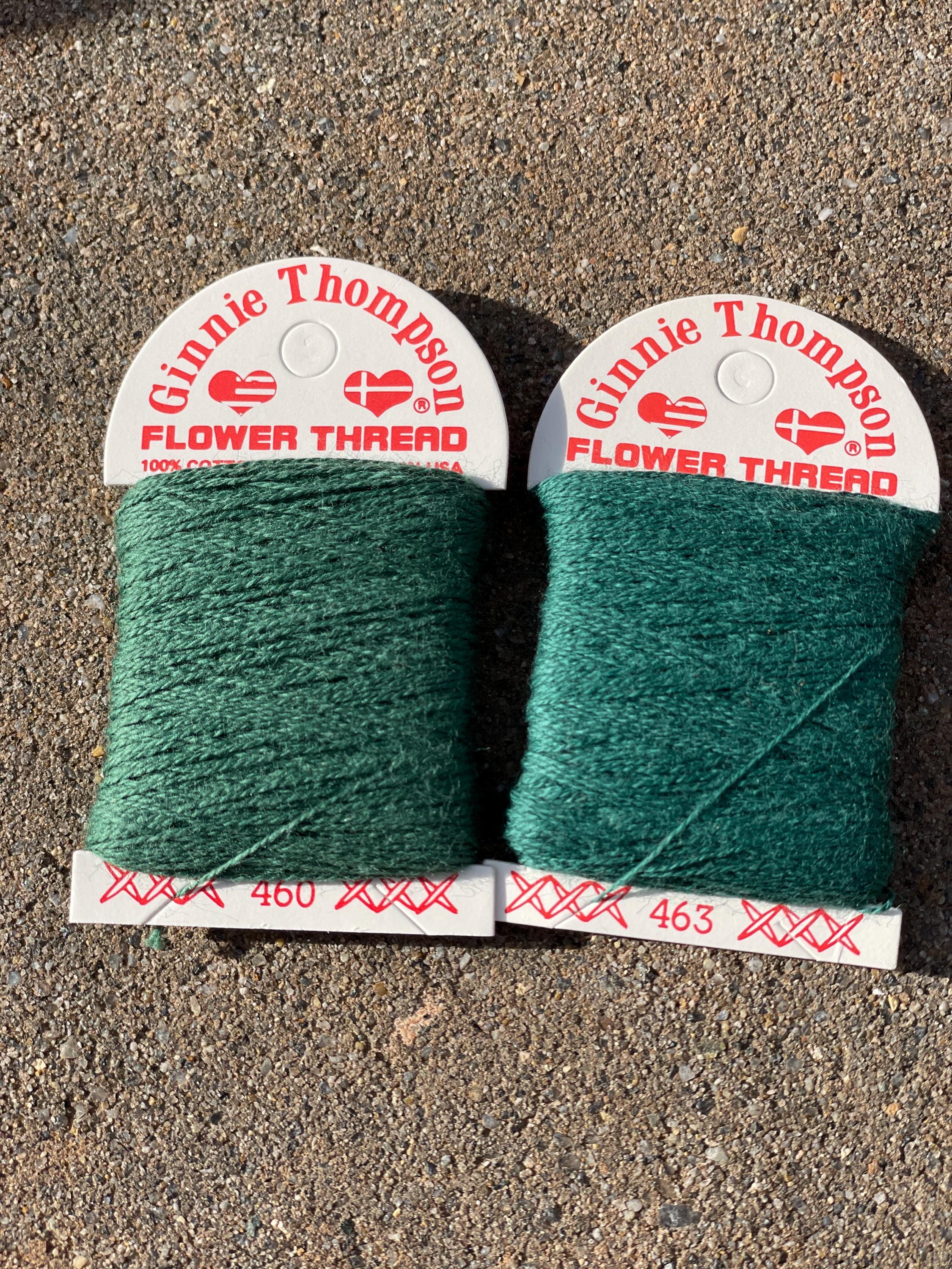 Vintage Ginnie Thompson Flower Thread- Forest Group - Etsy
