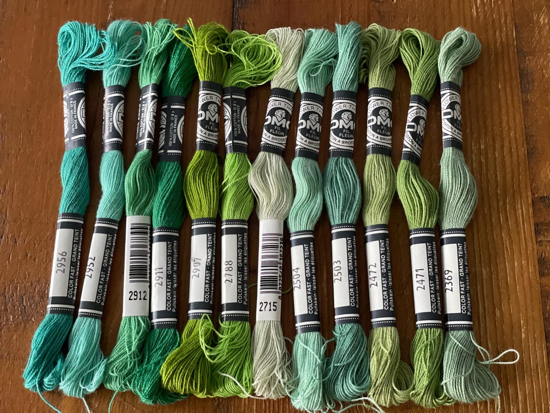 Vintage DMC Flower Thread- Garden Collection - Etsy