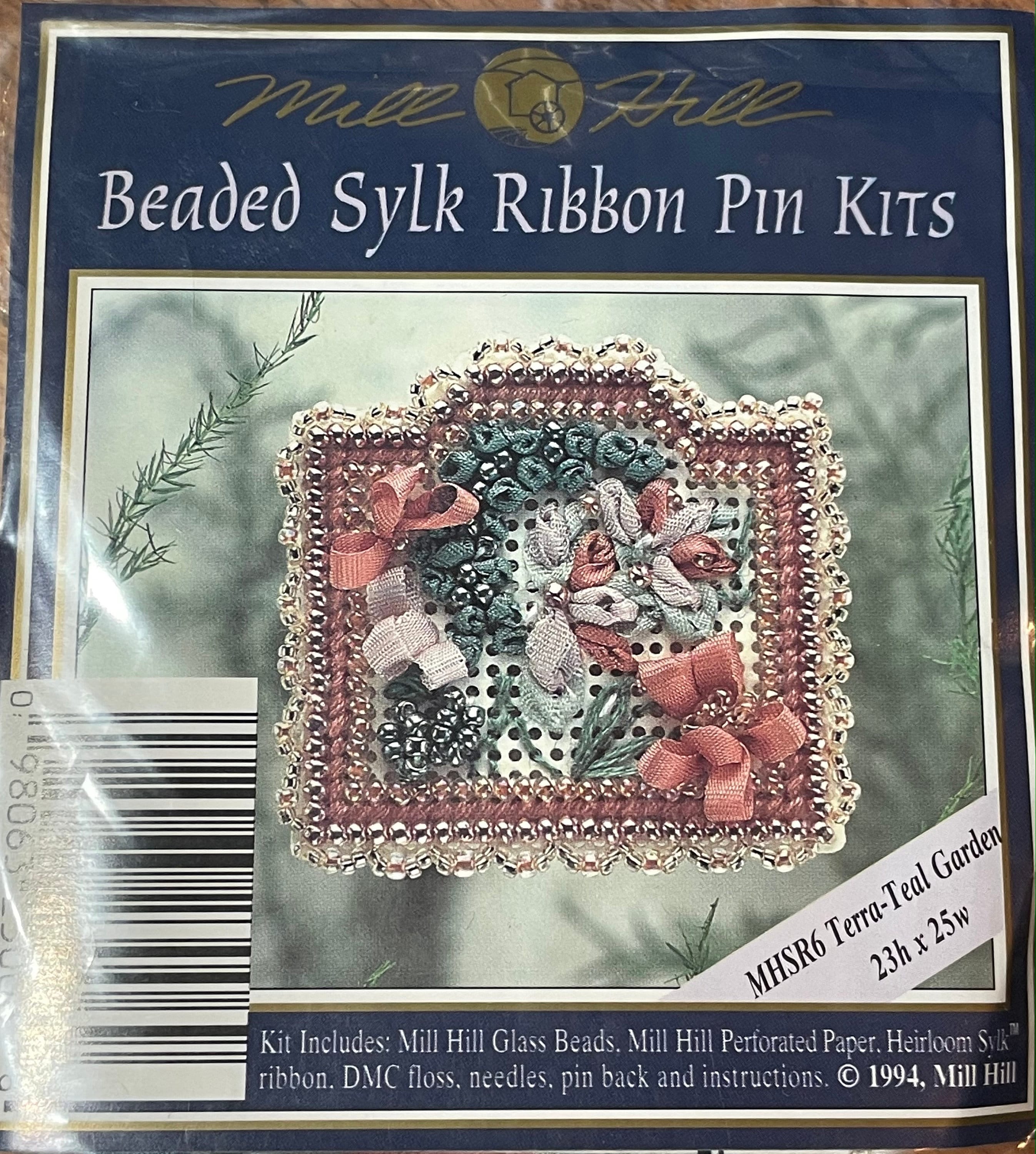 Vintage Mill Hill Beaded Sylk Ribbon Pin Kit - Etsy