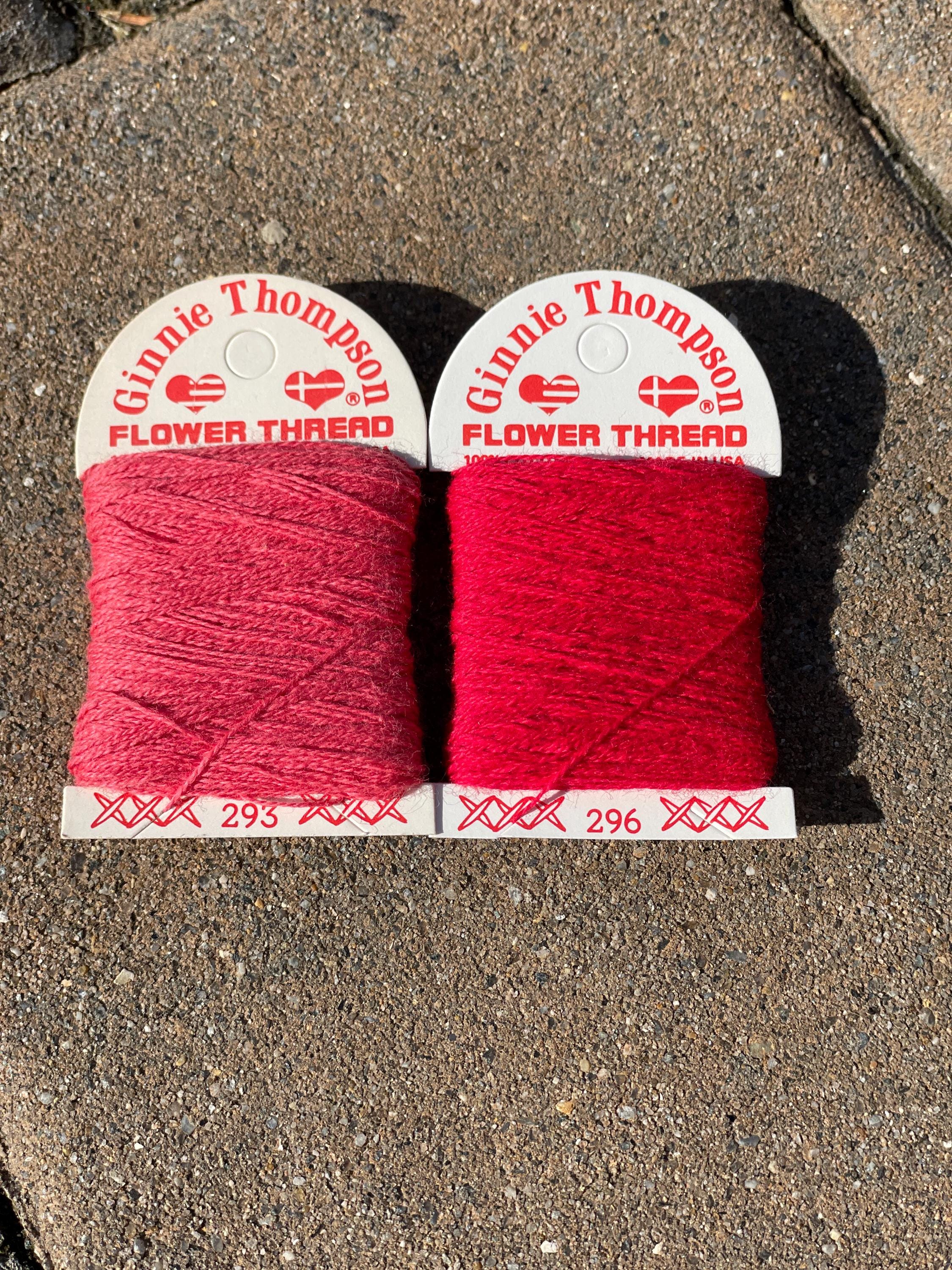 Vintage Ginnie Thompson Flower Thread- Sunset Group - Etsy