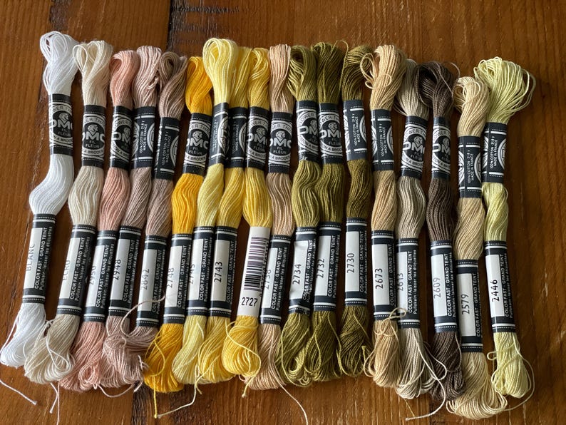 Vintage DMC Flower Thread- Cornfield Collection - Etsy
