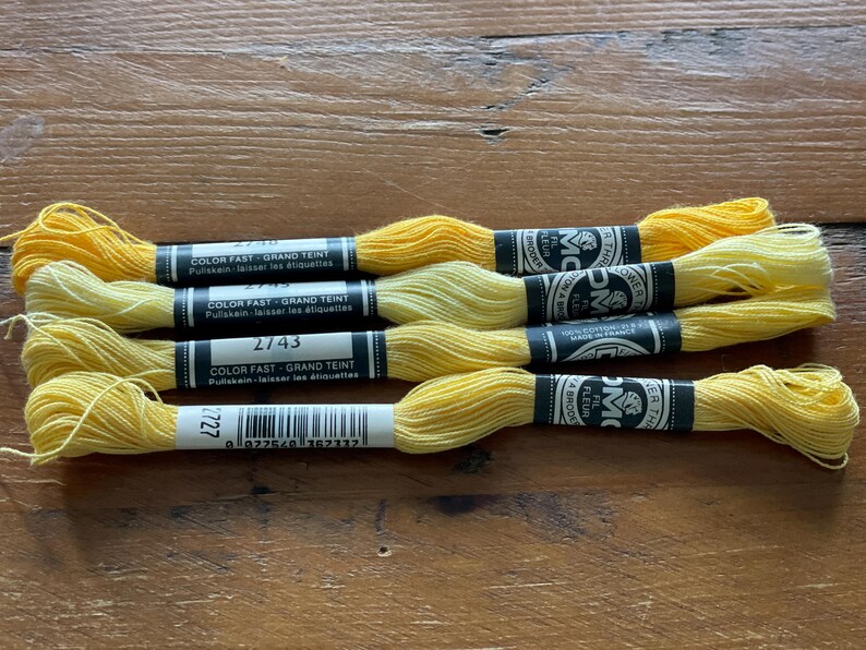 Vintage DMC Flower Thread- Cornfield Collection - Etsy