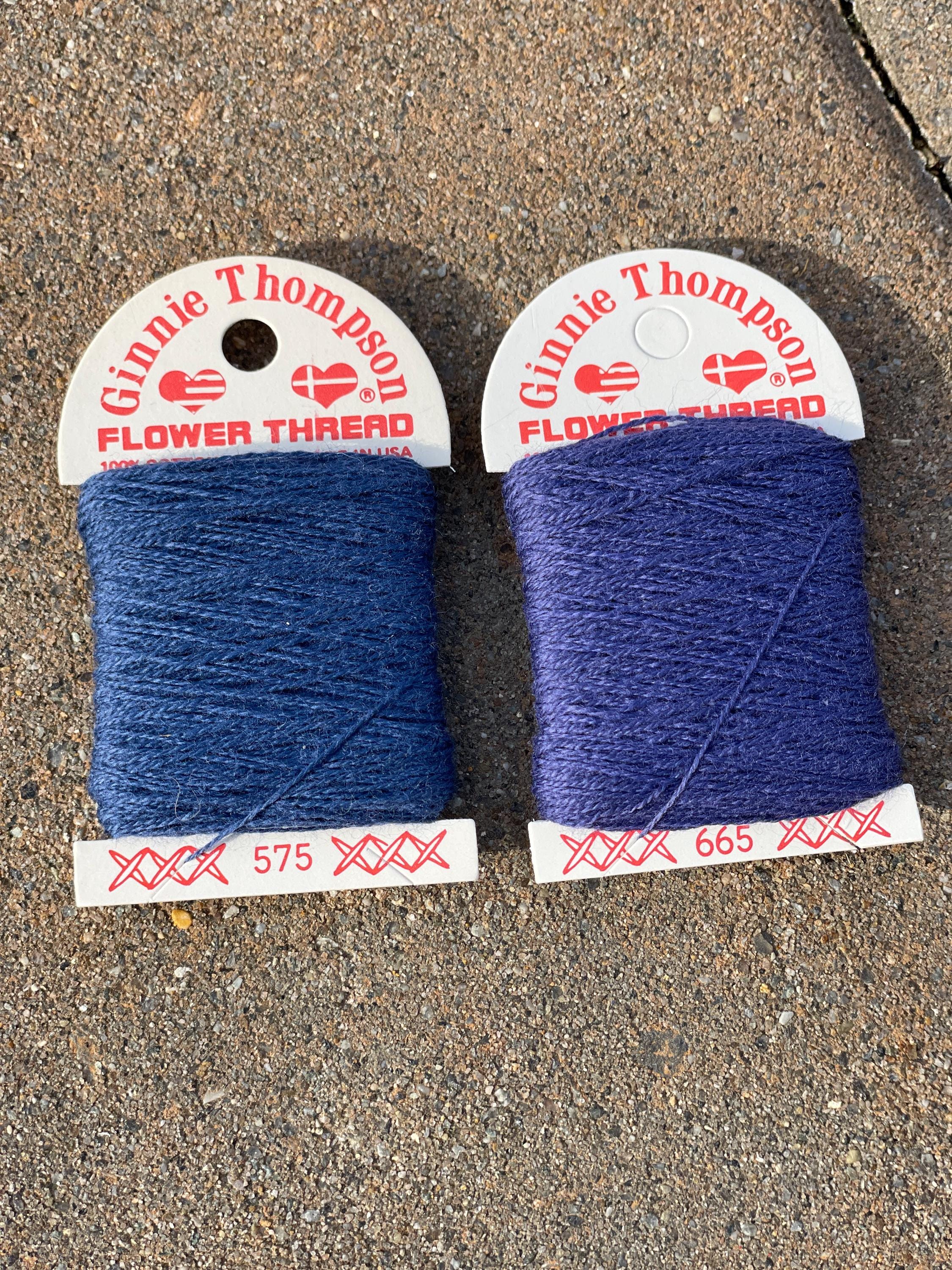 Vintage Ginnie Thompson Flower Thread- Blue Jean Group - Etsy