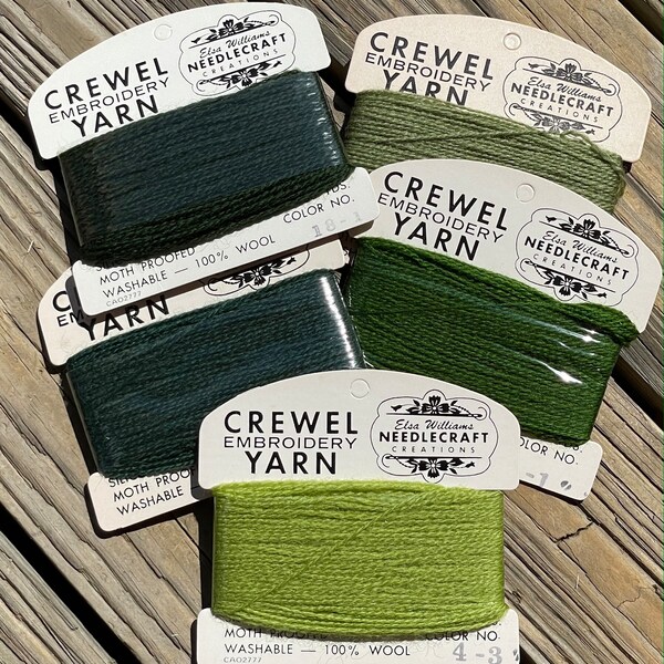 Elsa Williams Crewel Embroidery Kits - Etsy