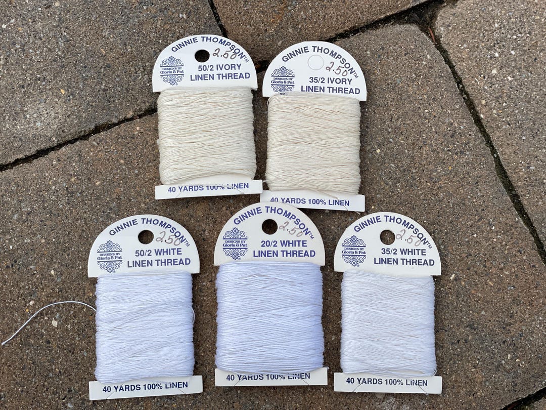 Vintage Ginnie Thompson Linen Thread- Crisp Linen Group - Etsy